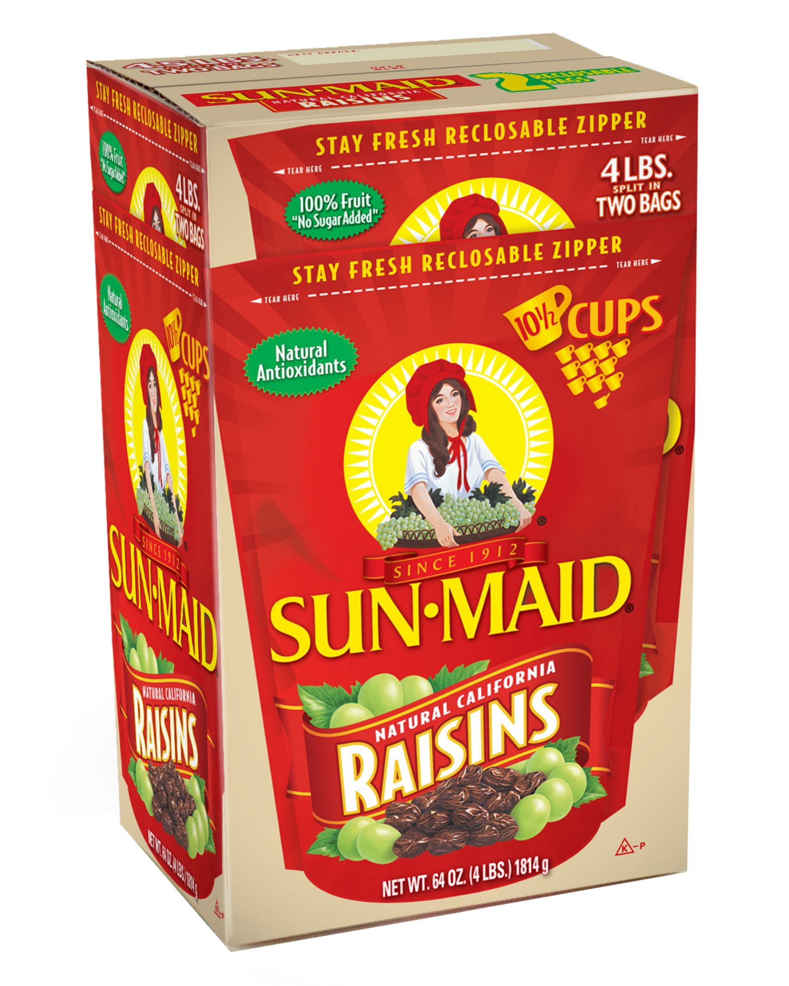 Sun-Maid California Raisins, 4 lbs. - Walmart.com - Walmart.com