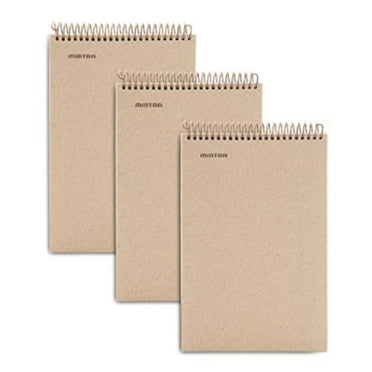 TOPS Spiral Steno Notebook, 6" x 9", 80 Sheets, 4 Pads, Letr-Trim ...