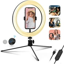 Bower 12” Studio Light USB Power Ball-Head Mount 62" Adjustable Tripod ...