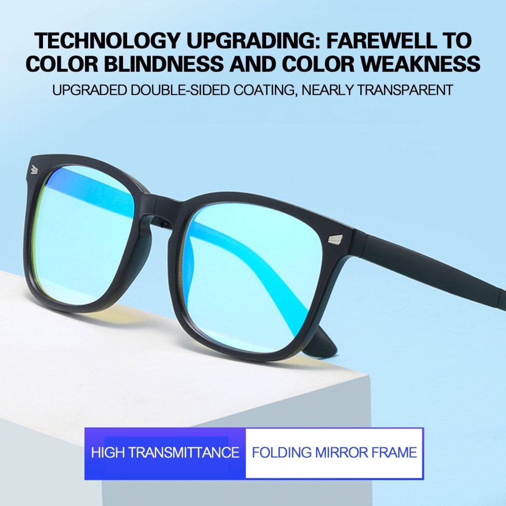 Red-Green Color Blindness Glasses Increase Color Contrast Foldable ...