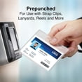 Staples Heavy-Duty ID Badge Holders 3-3/8" x 3-7/8" Plastic Clear 50 ...