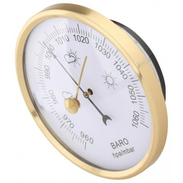 Barometer Pressure Gauge Weather Station Wall Mount Thermometer ...
