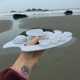 3D-Printed Sea Shell Painting Palette, Coastal Artist Paint Tray with ...