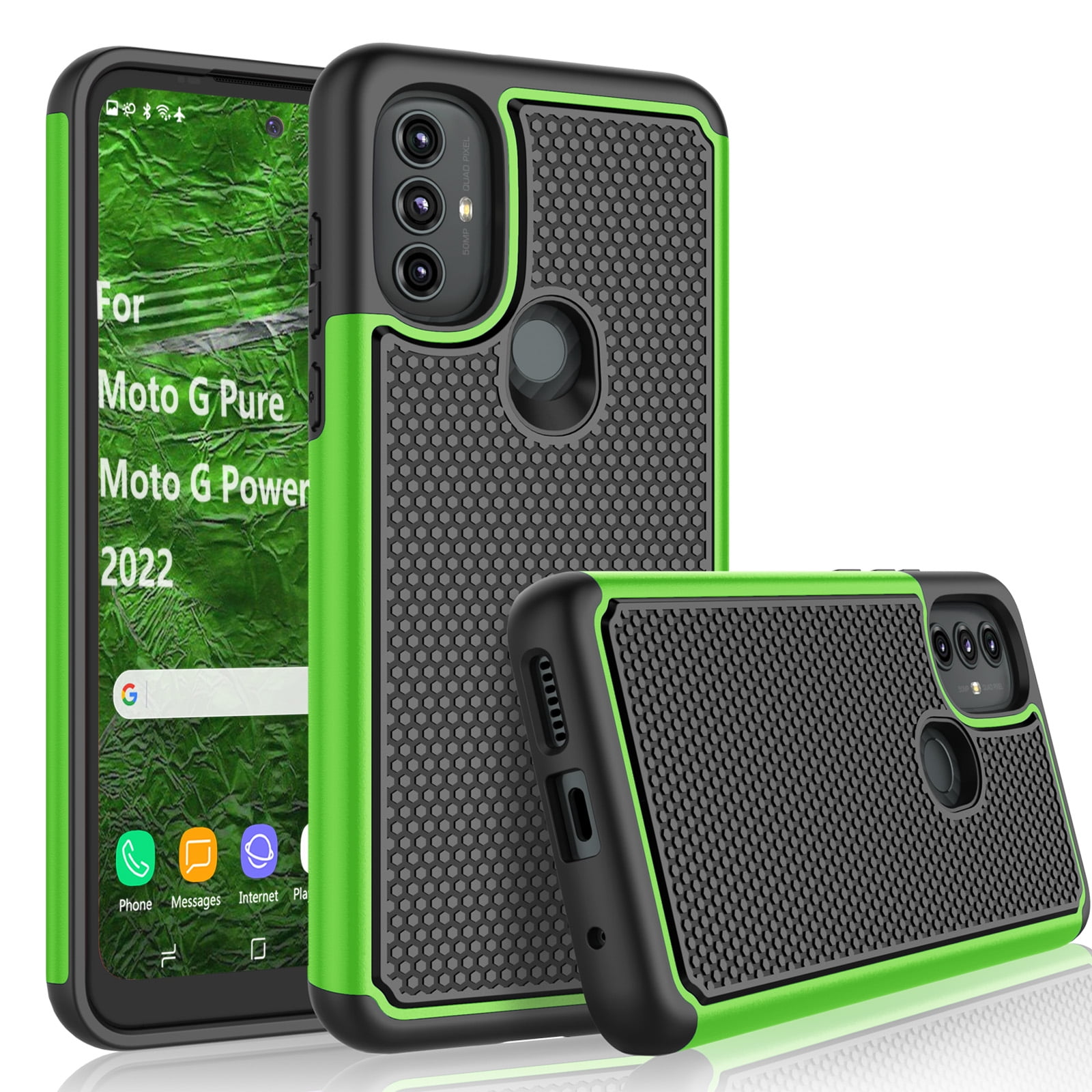 Tiflook For Motorola Moto G Pure 2021 / Moto G Power 2022 [Military ...