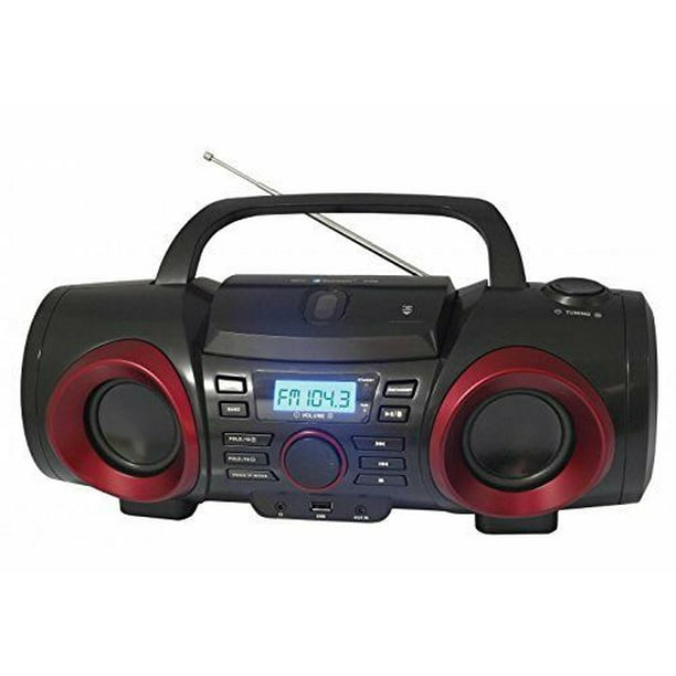 Bluetooth Naxa NPB-267 Portable Stereo Boombox MP3 CD Player AM/FM ...