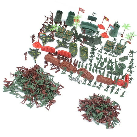 290pcs Soldiers Armament Playset Kids Toy 4cm Army Army Men Base Men ...