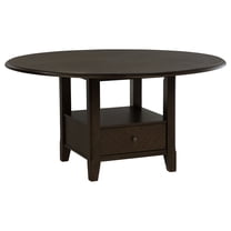 Twyla 5-piece 60-inch Round Wood Dining Table Set Dark Cocoa - Walmart.com