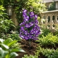 Tepsmf Artificial Pansy Shrub with Ground Stake, 22 Pieces Faux Flower ...