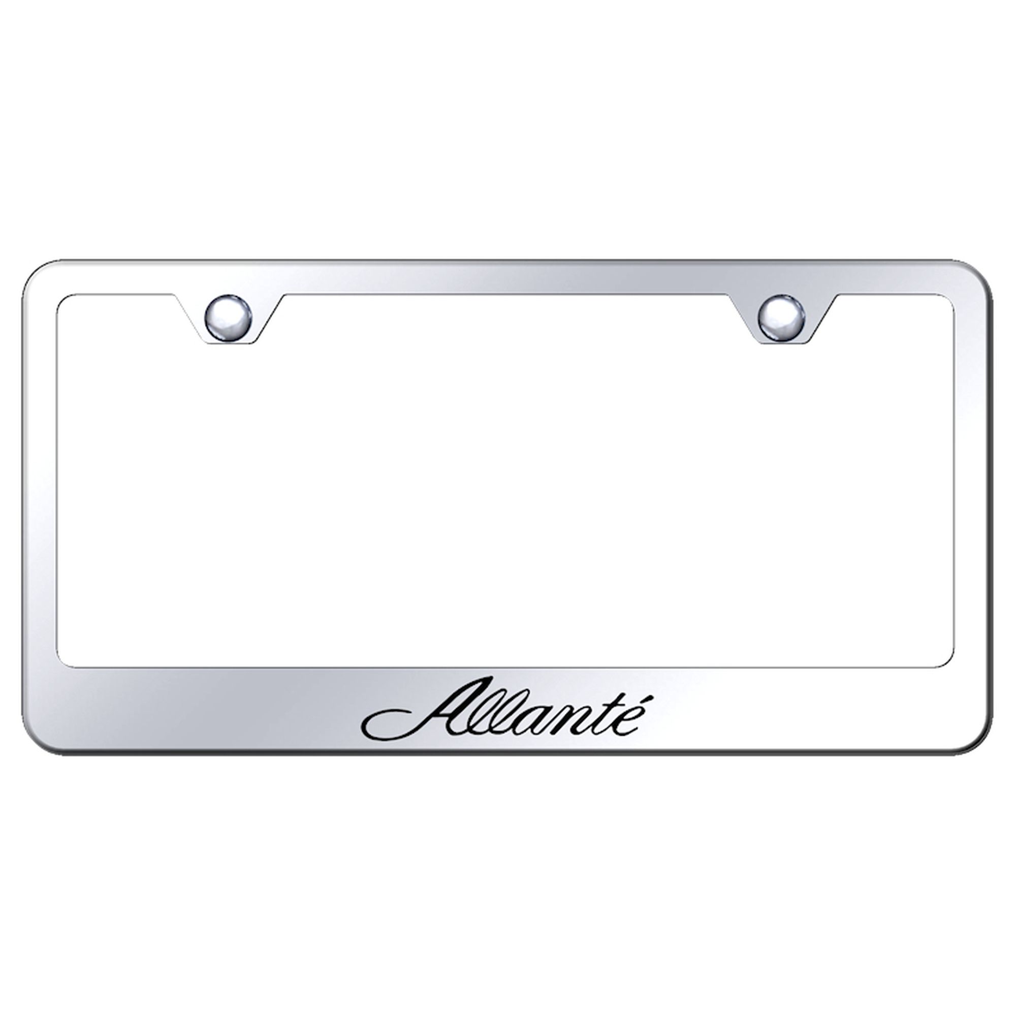 Cadilac Allante Laser Etched Logo Stainless Steel License Plate Frame ...