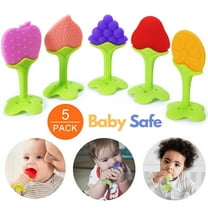 Bc Babycare Baby Jellyfish Silicone Teether Toy, Hands Free Design ...