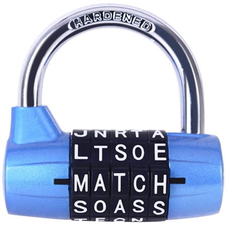 Gym Locker Lock 5 Number, Heavy Duty, Hardened Stainless Steel ...