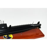 USS Harder (SS-568), 20-inch Mahogany Submarine Model - Walmart.com