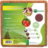 Hydrofarm GROW!T Coco Coconut Coir Fiber Garden Loose Growing Medium, 1 ...