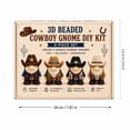 DIY 3D Beaded Farm Animal Gnome Craft Kit,4 Cute Animal Gnome Figurine ...