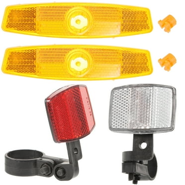 Sunlite Bicycle Safety Reflector Set for Handlebar & Seatpost Kids ...