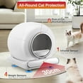 Automatic Self Cleaning Cat Litter Box – Large 74L Smart Cat Litter Box ...