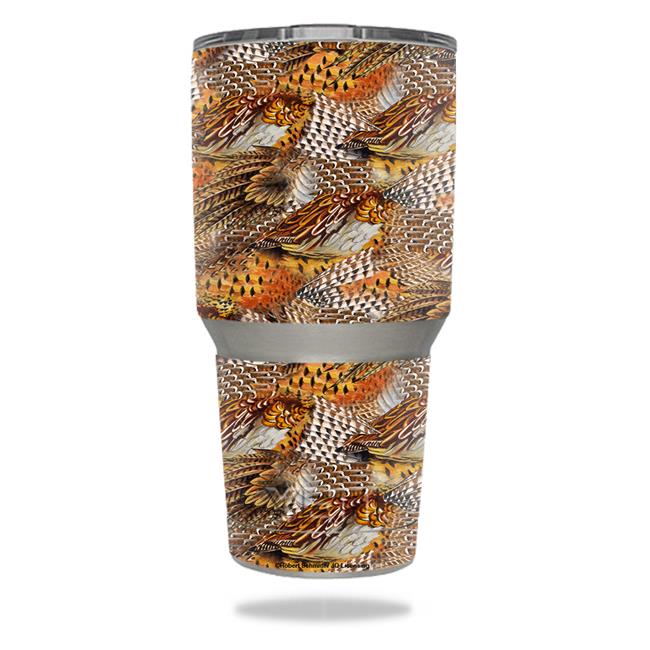 MightySkins YERAM30-Pheasant Feathers Skin for Yeti 30 oz Rambler ...