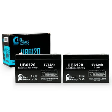 2x Pack - Compatible Sola 510 Battery - Replacement UB1280 Universal ...