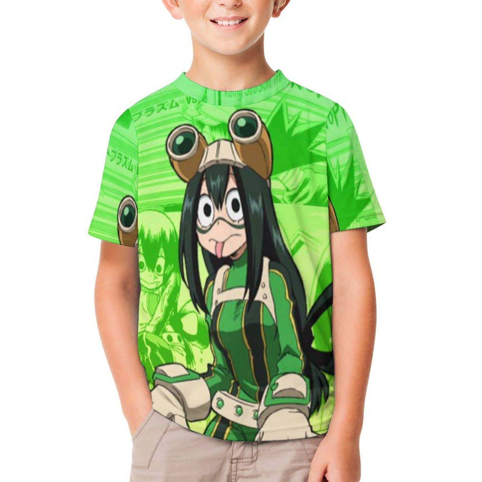 Click here for Wugcbn Tsuyu Asui Kids Short Sleeve Tee Shirt Nove... prices