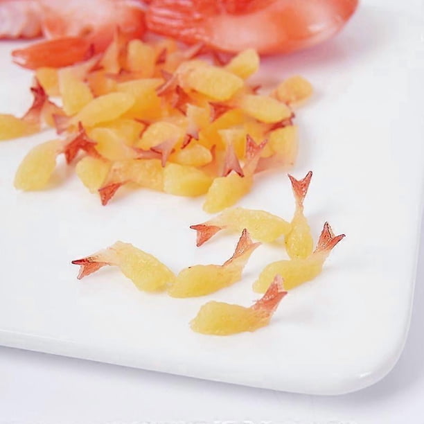 20pcs Miniature Tempura Shrimp Props Realistic Japanese Food Model ...