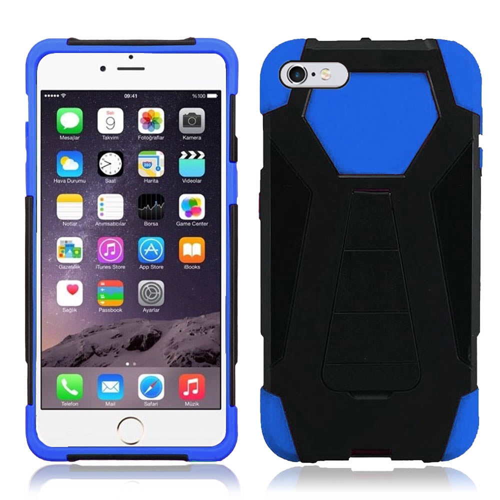 ZV Hybrid Case Cover Kickstand Dual Layered Slim Tuff for iPhone 7 / 7 ...