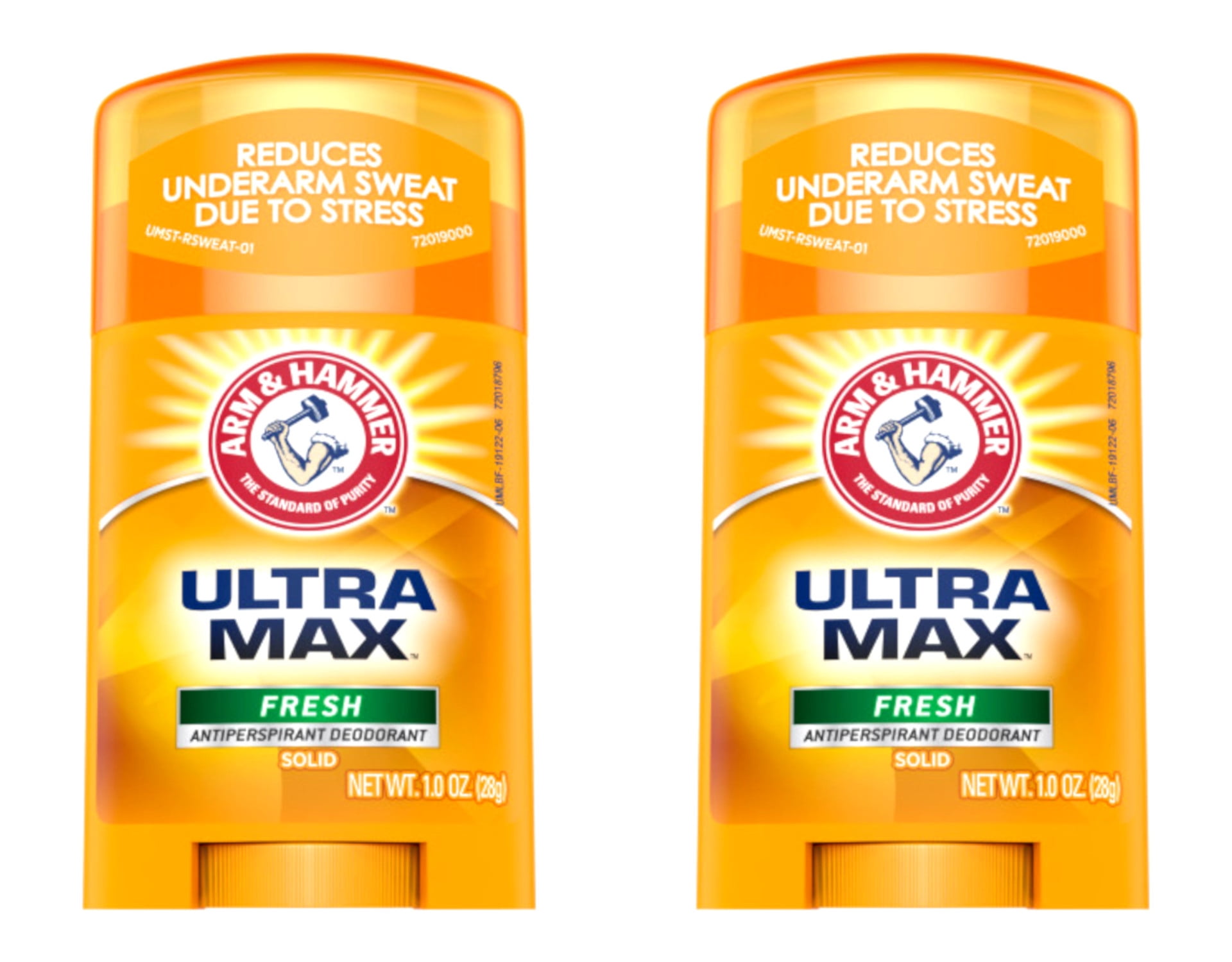 ARM & HAMMER Ultra Max Deodorant & Antiperspirant 1 oz (Pack of 2 ...