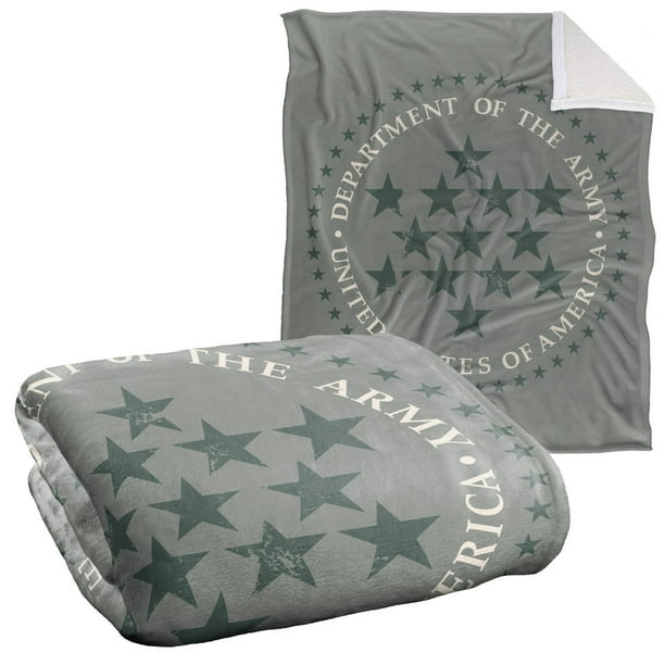 U.S. Army Blanket, 50"x60" Department of The US Army, Silky Touch ...