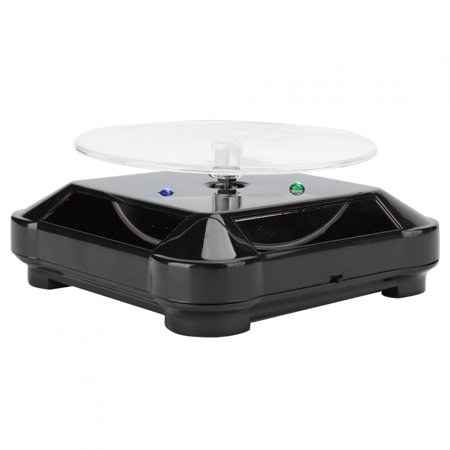 Fosa Solar Powered Display Stand, Turntable Practical Plastic Rotating ...