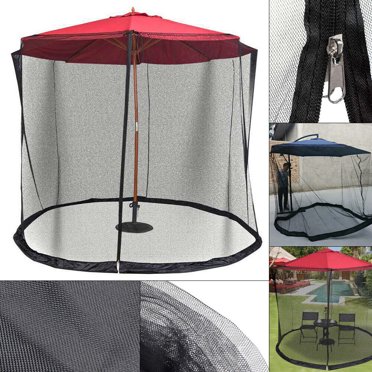 Strong Camel Mosquito Net for 9' or 10' Patio Umbrella Set Screen House ...