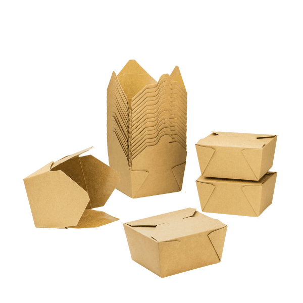 Karat 30 fl oz Fold-To-Go Box #1 - Kraft - 450 ct - Walmart.com