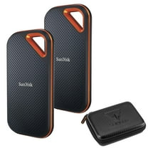 SanDisk Extreme PRO Portable 4TB USB 3.2 Type-C External SSD V2, 2-Pack ...
