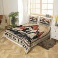 Western Bedding Set Full Horse Duvet Cover For Cowboy Cowgirl Wild West ...