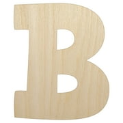 Cut Out Letter B