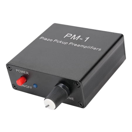 Pickup Piezo Pickup Preamp Amplifier Compact Mount Rechargeable Guitar ...
