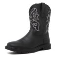 Canyon Trails Mens Cowboy Boots, Embroidered Square Toe, Durable ...