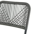 Mainstays 3-Piece Steel and Wicker Rope Folding Outdoor Patio Bistro ...