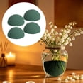 4 PCS Round Floral Foam Blocks Half Balls, Wet & Dry Green Flower Foam ...