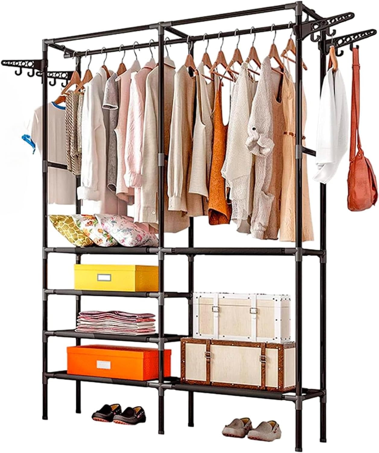 Closet Armable Bluelander para Ropa, Organizador con 2 Divisiones ...