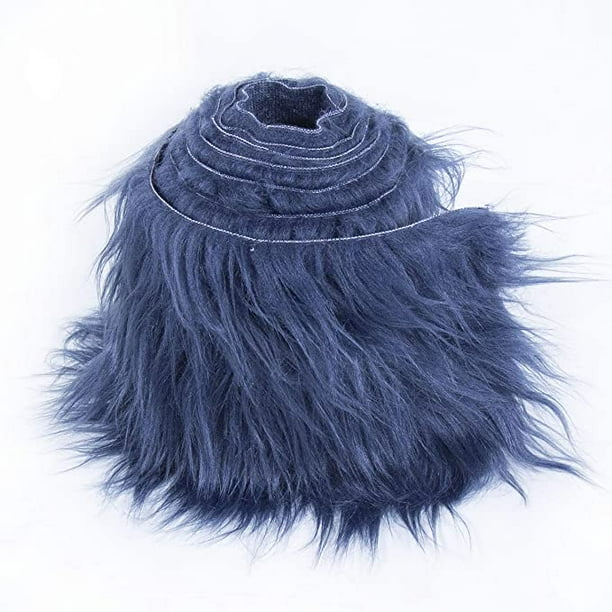 FabricLA Shaggy Faux Fur Roll - Acrylic Fabric 6" X 60" Inches Rolls of ...