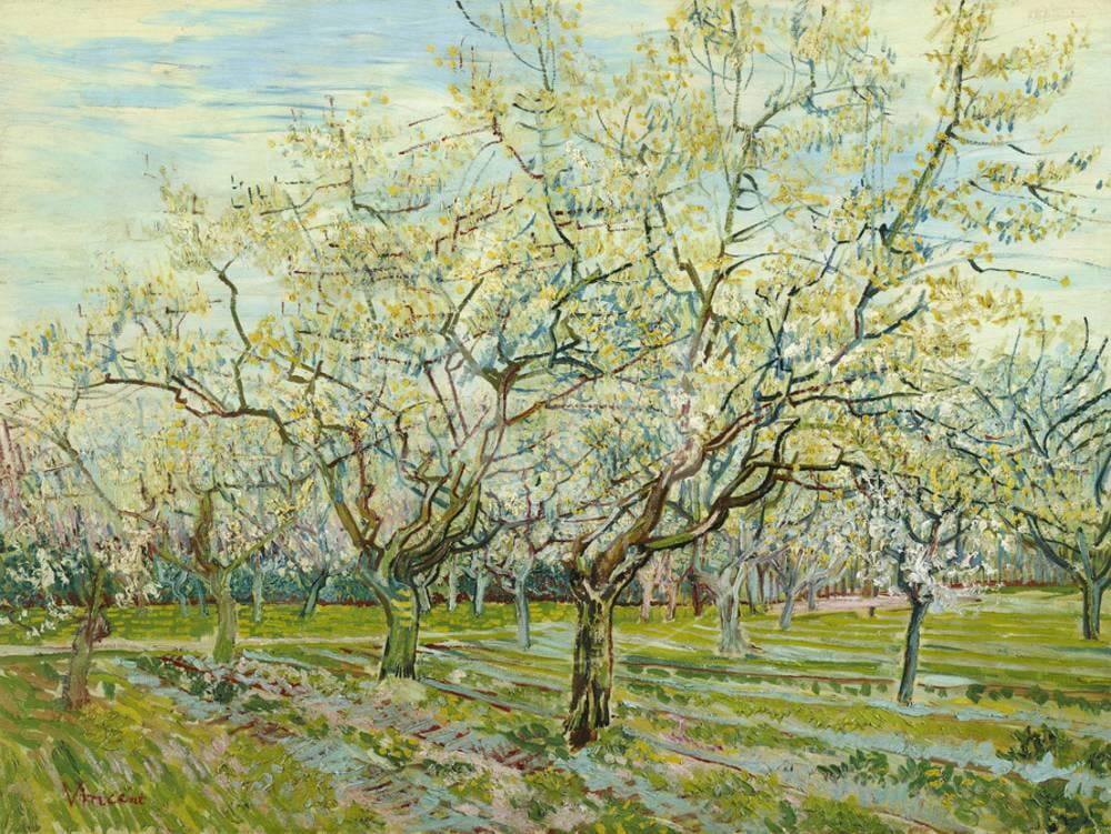 The White Orchard, 1888, Botanical Scenic Seasons Unframed Giclee Print ...