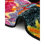 Unique Loom Lyon Collection Area Rug - Kennedy (7' 11" Octagon Black ...