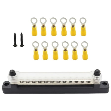 Power Distribution Terminal Block Bus Bar 48V 150A for RV Marine Pickup ...