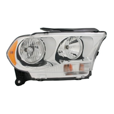 Chrome Halogen Headlight Front Lamp Left Driver for 16-20 Dodge Durango ...