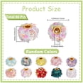 1 Set 80Pcs Plastic Woven Beads Ball Cluster Beads Rondelle with ...
