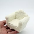 Tiny Living Room Furniture For OB11 Dolls Plush Sofa With Removable ...