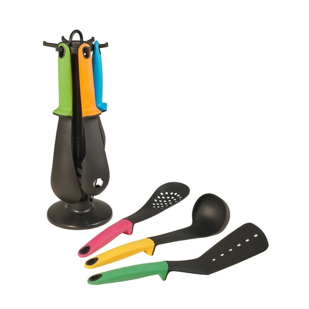 Servappetit Colorful Kitchen Utensils Tool Set, Nonstick Cookware ...