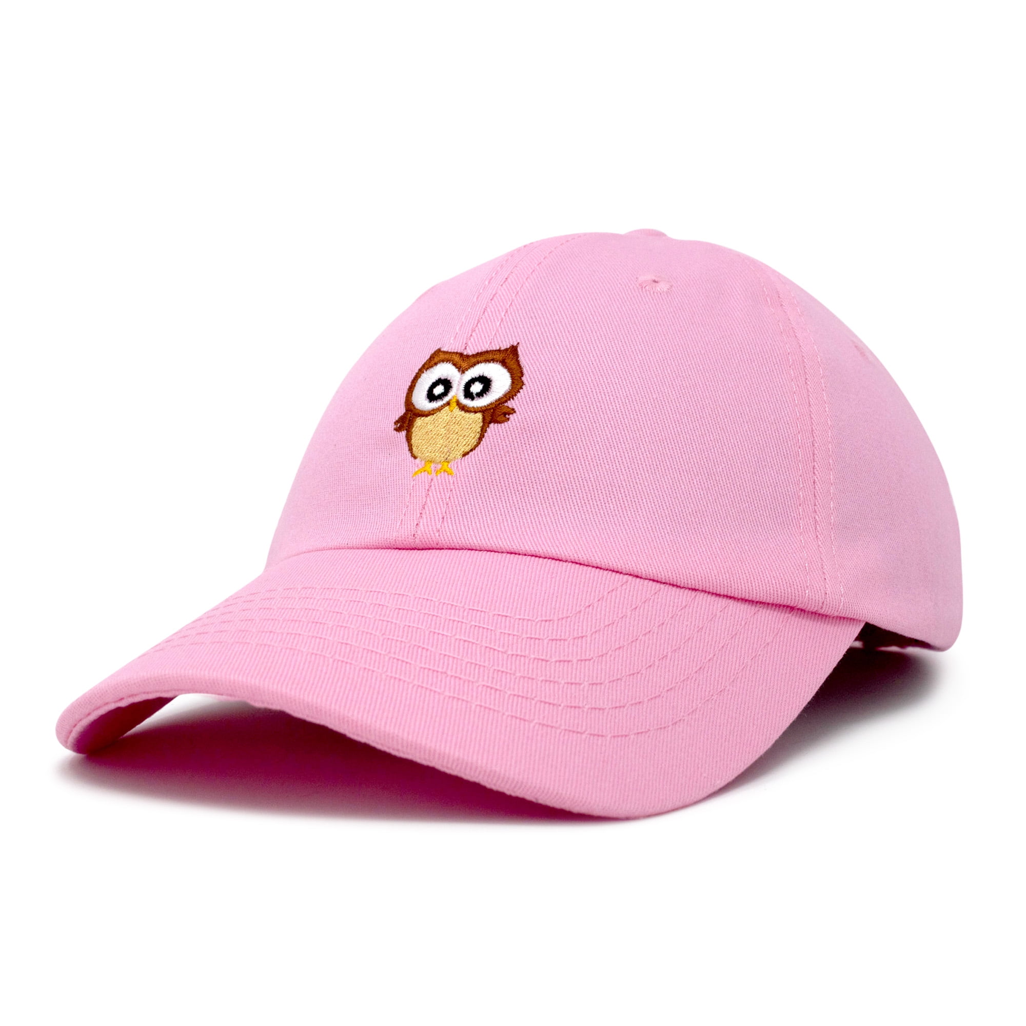 DALIX Cute Owl Hat Cotton Baseball Cap in Light Pink - Walmart.com