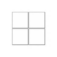 Plain White Coasters, Square - Walmart.com