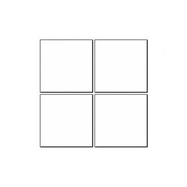 Plain White Coasters, Square - Walmart.com