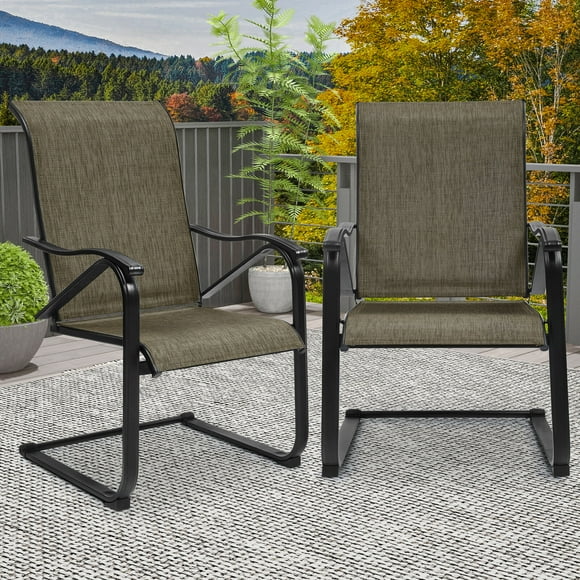 C Spring Patio Chairs